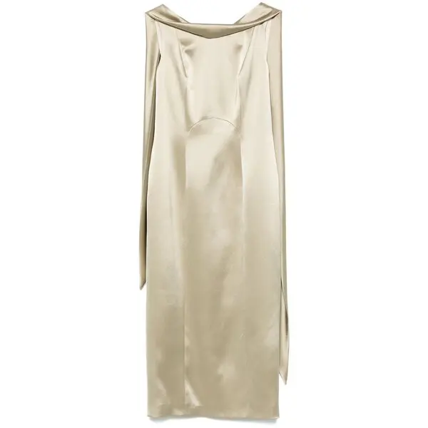 FELY CAMPO Sleeveless Boat Neck Dress