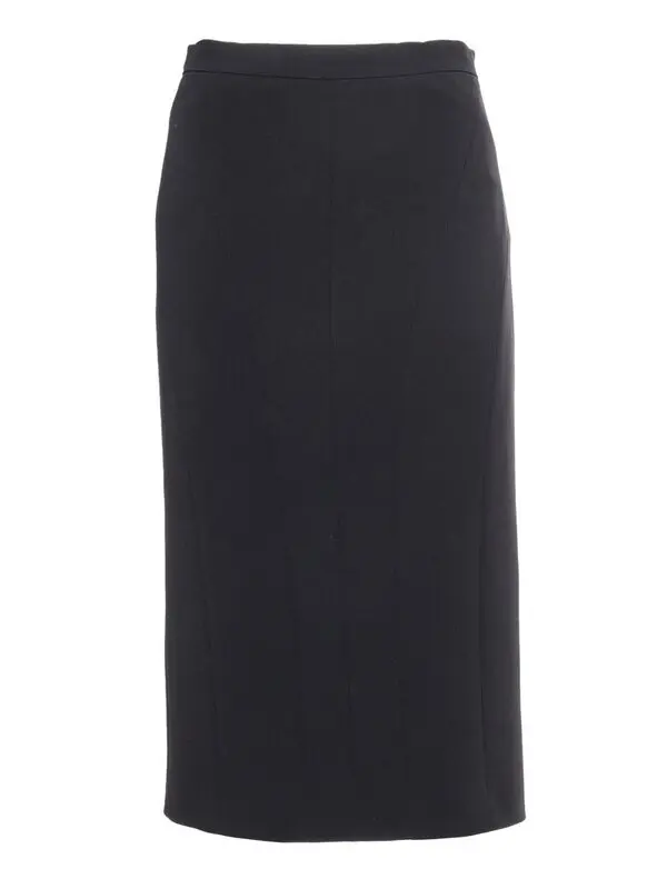 MAX MARA STUDIO Fitted Midi Skirt - Black