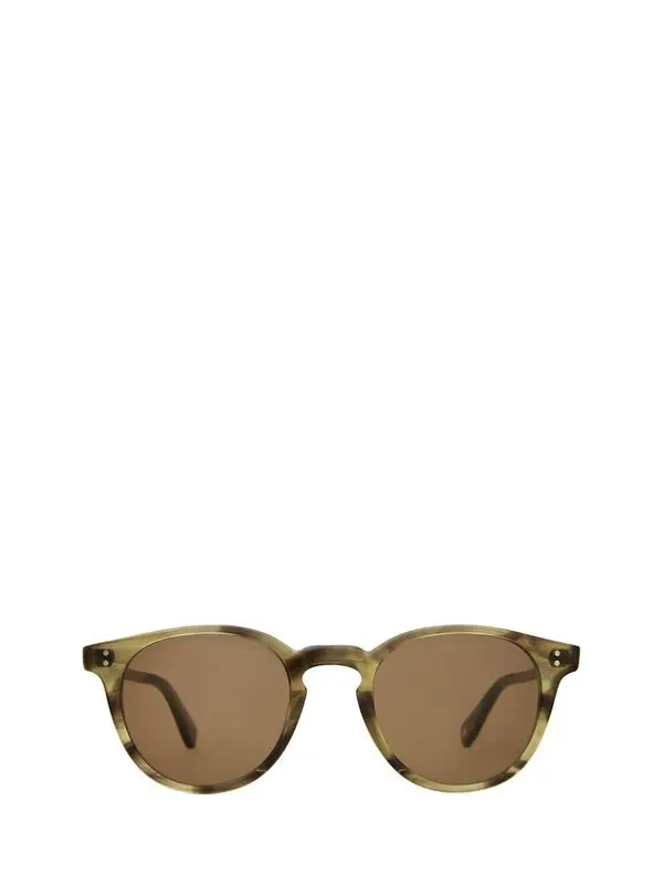 Garrett Leight Clement Sun Bio-at/bio-co Sunglasses - Bio Army Tortoise