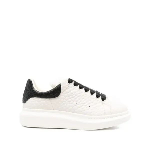 Alexander McQueen Leather Sneakers - White