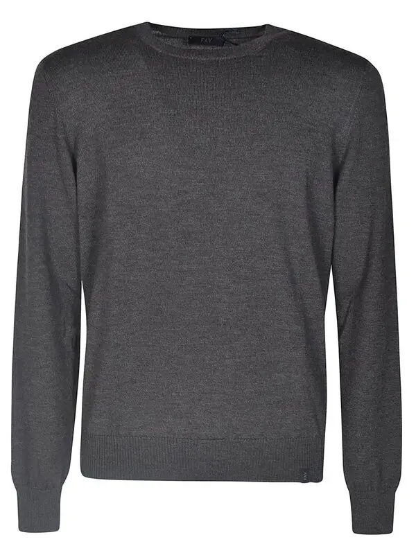FAY Fine-knit Crew-neck Jumper - Multicolor