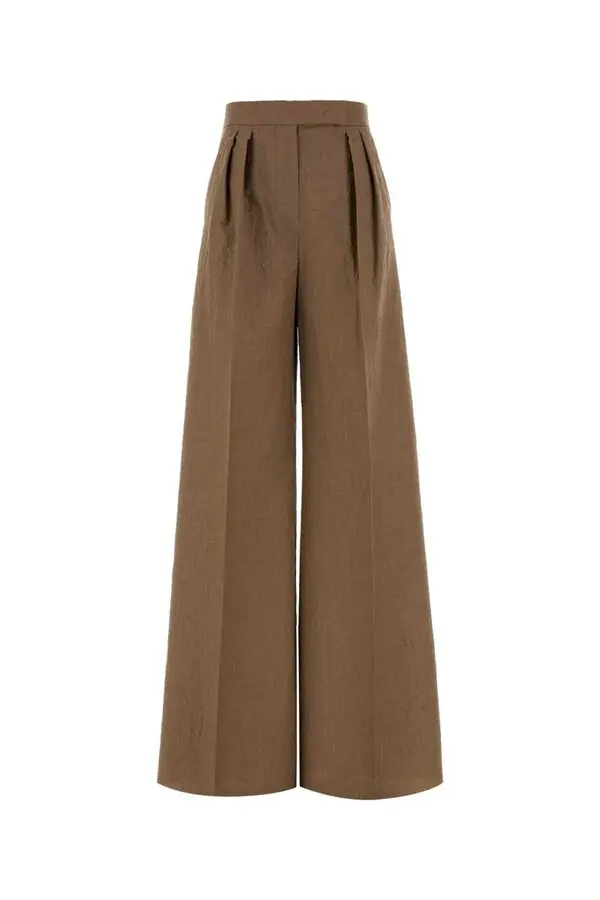 Max Mara Teruel Flared Leg Pants - Brown
