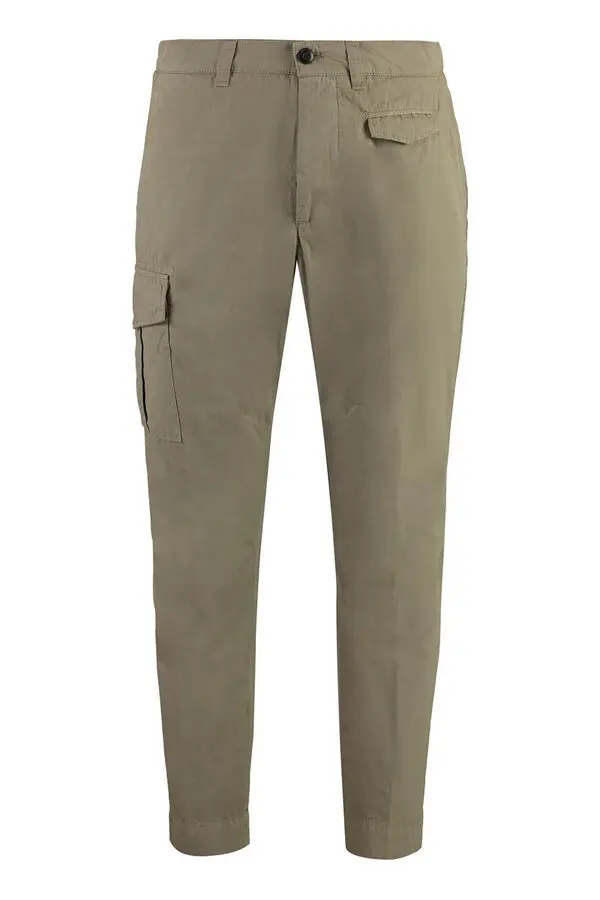 DONDUP Robin Cotton Trousers - Brown