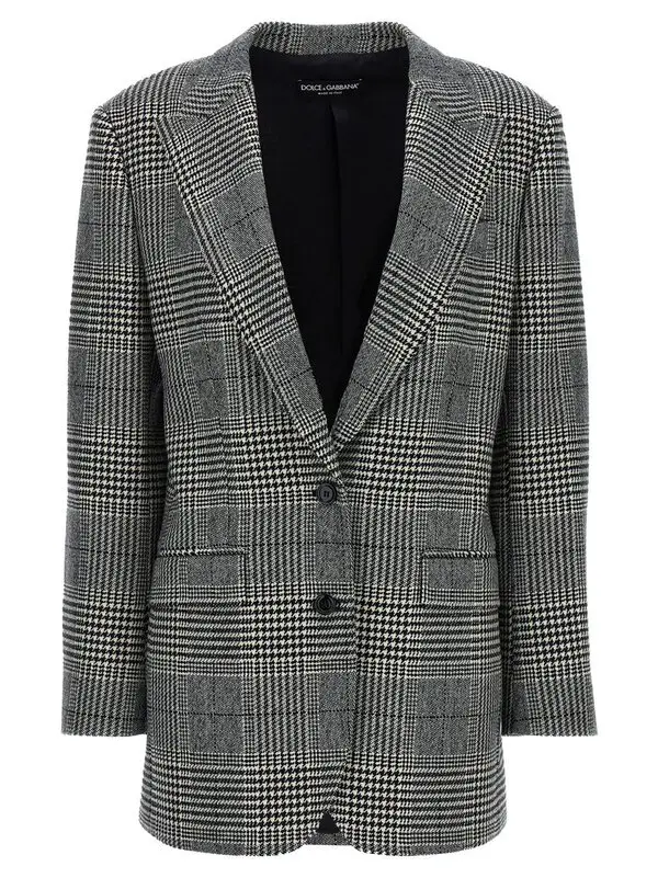 Dolce & Gabbana Pied De Poule Blazer - Multicolor