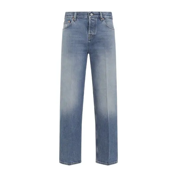 Gucci Light Cotton Denim Jeans - Blue