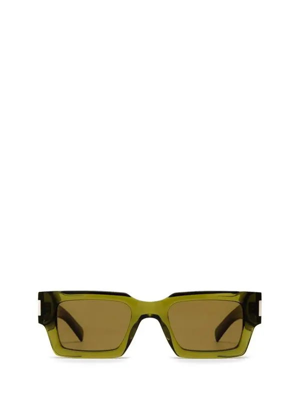 Saint Laurent Rectangle Sunglasses - Green