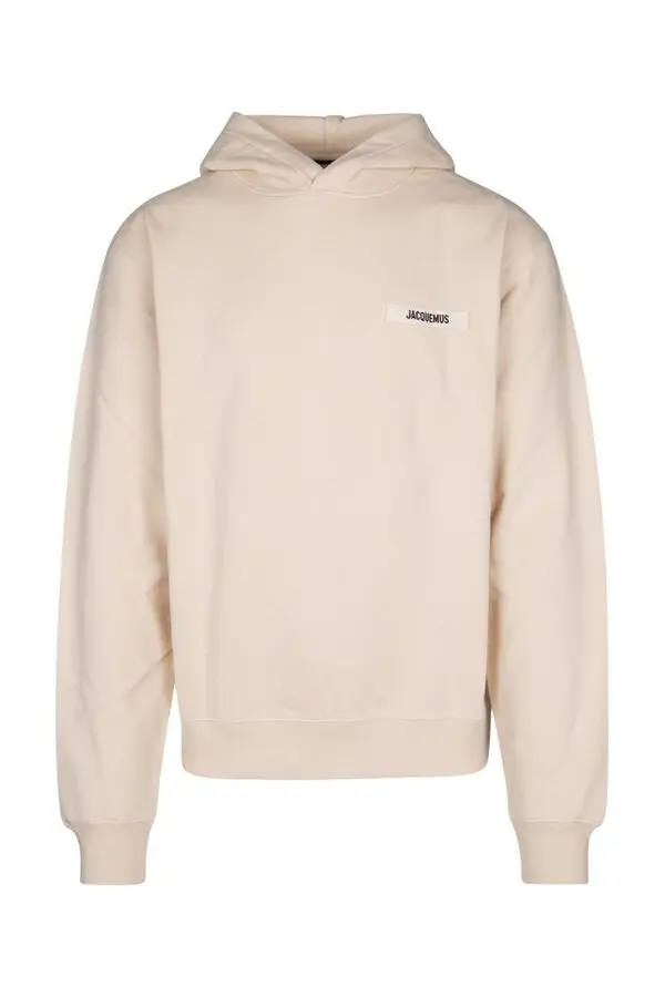 Jacquemus Hooded Sweatshirt - Beige