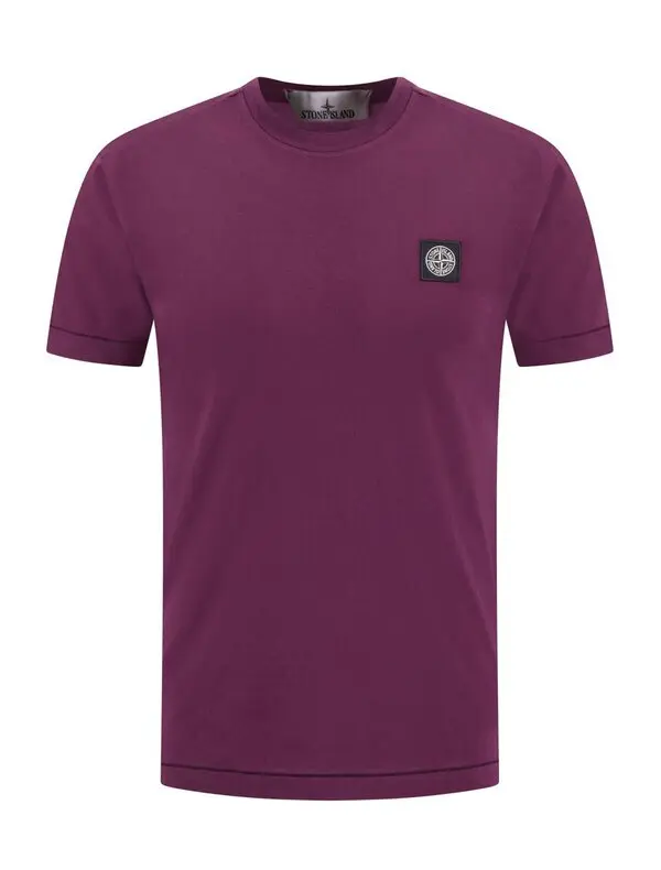 Stone Island T-shirts And Polos - Amaranth