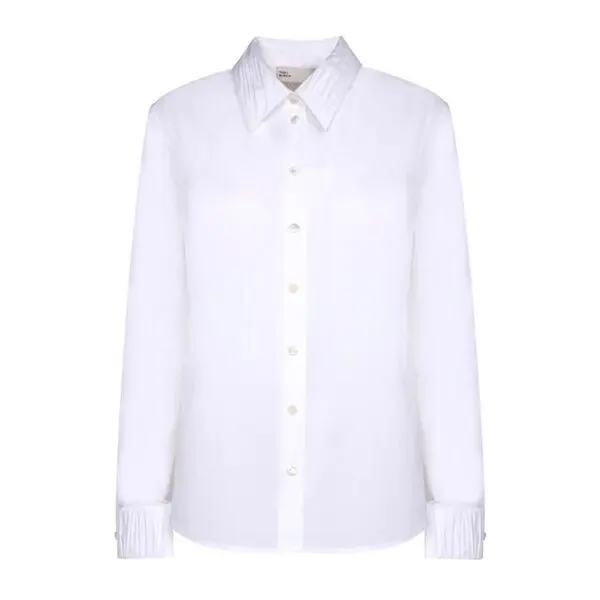Tory Burch Pleated Detail Cotton Shirt