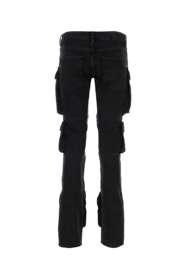 Attico Wide Leg Jeans - 100