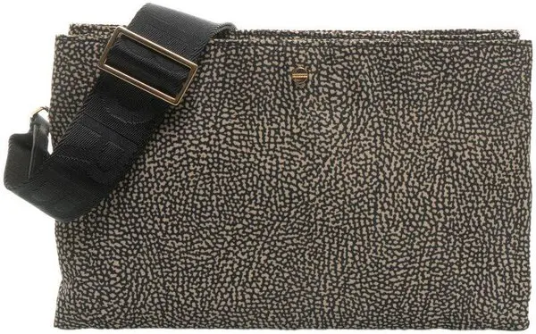 Borbonese Crossbody Bag - X11 Op Naturale/nero