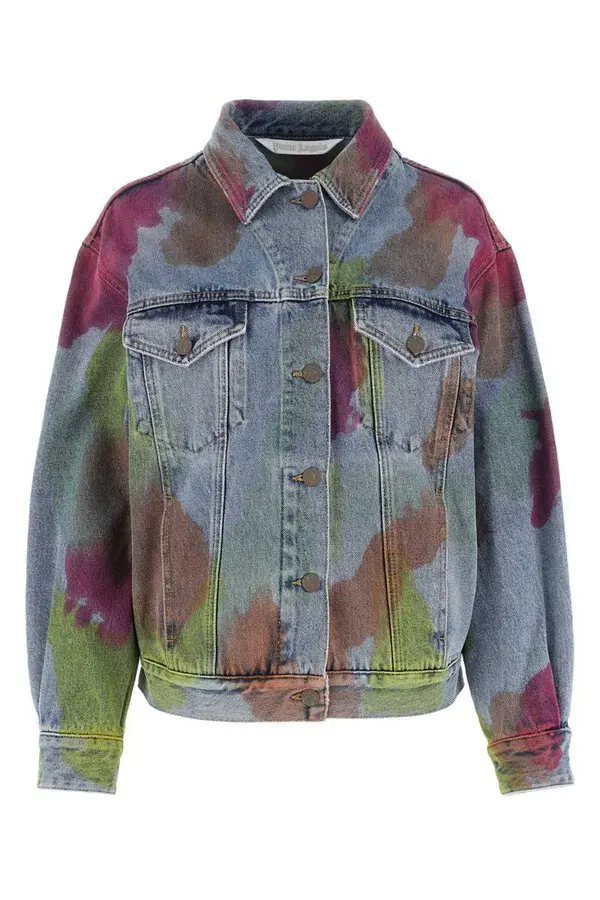 Palm Angels Jacket - Lightbluemulti