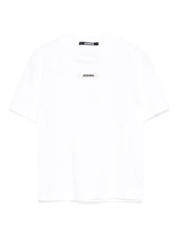 Jacquemus Logo Patch T-shirt - White