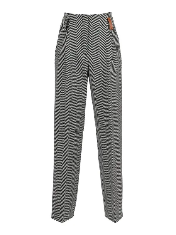 FORTE_FORTE Wide-leg Acetate Pants - Gray