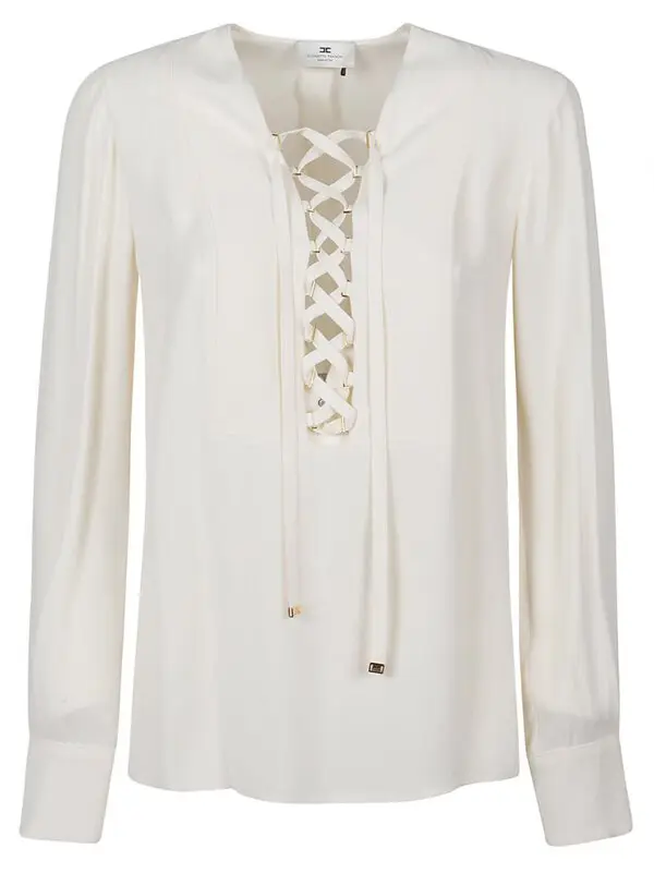 Elisabetta Franchi Blouse - White