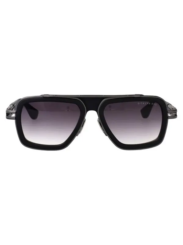 Dita Lxn-evo Sunglasses - Matte Black - Black Iron W/ Dark Grey To Clear Gradient