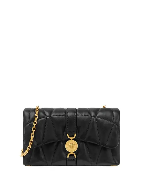 Versace Quilted Foldover Bag