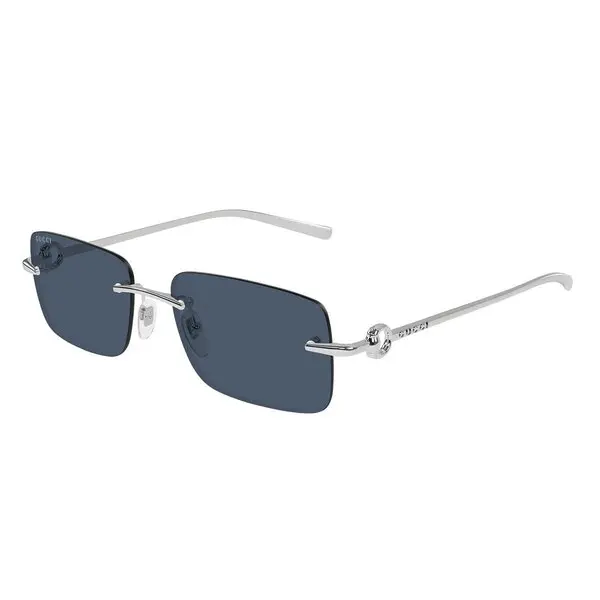 Gucci Rectangle Sunglasses - Silver