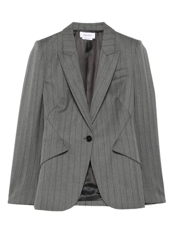 Alexander McQueen Tailored Jacket - Grey