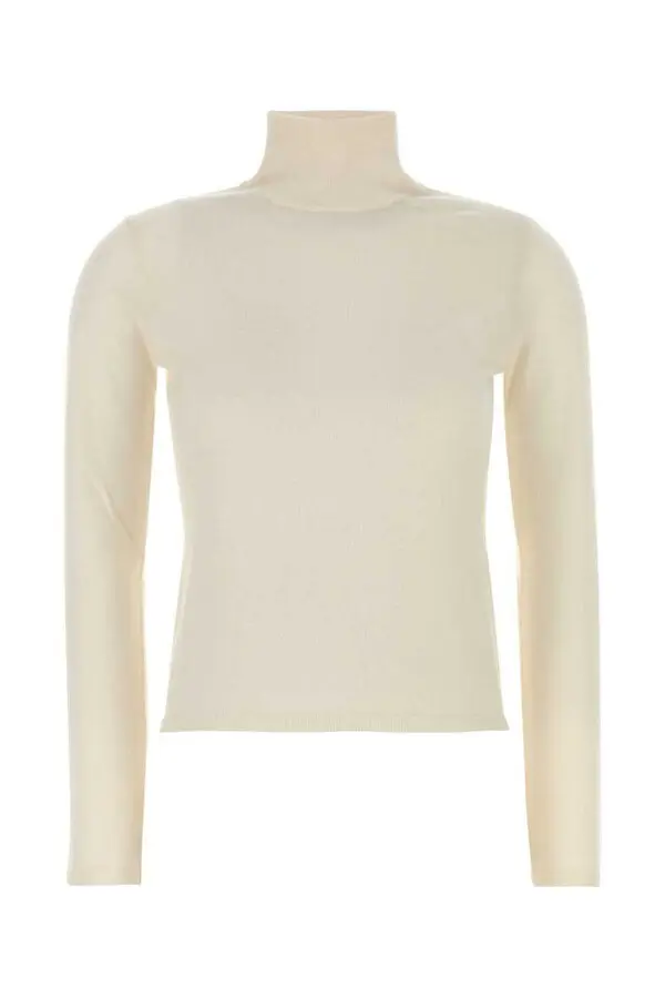 Max Mara Ivory Cashmere Patroni Sweater - White