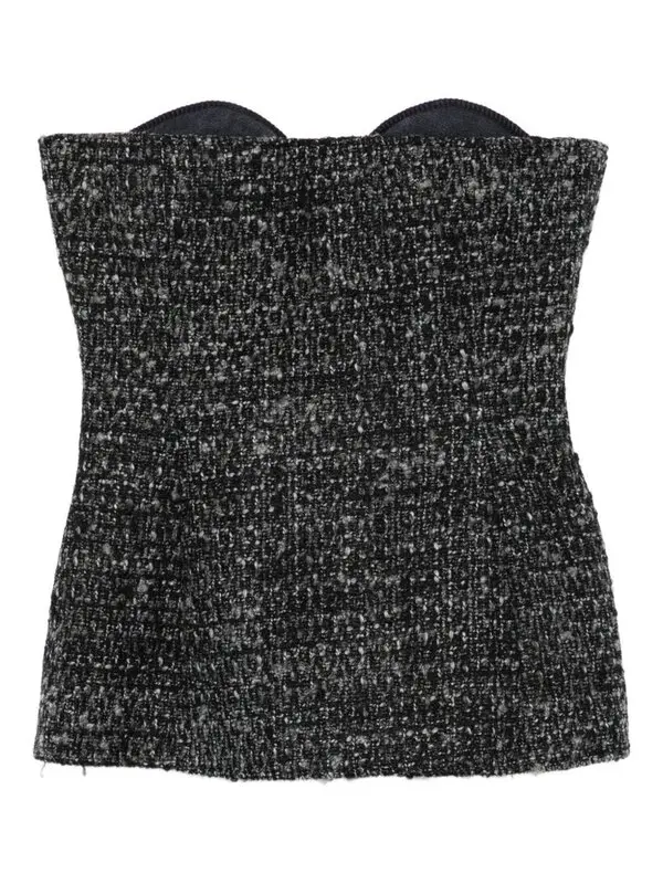Diesel Sleeveless Tweed Top - Multicolor