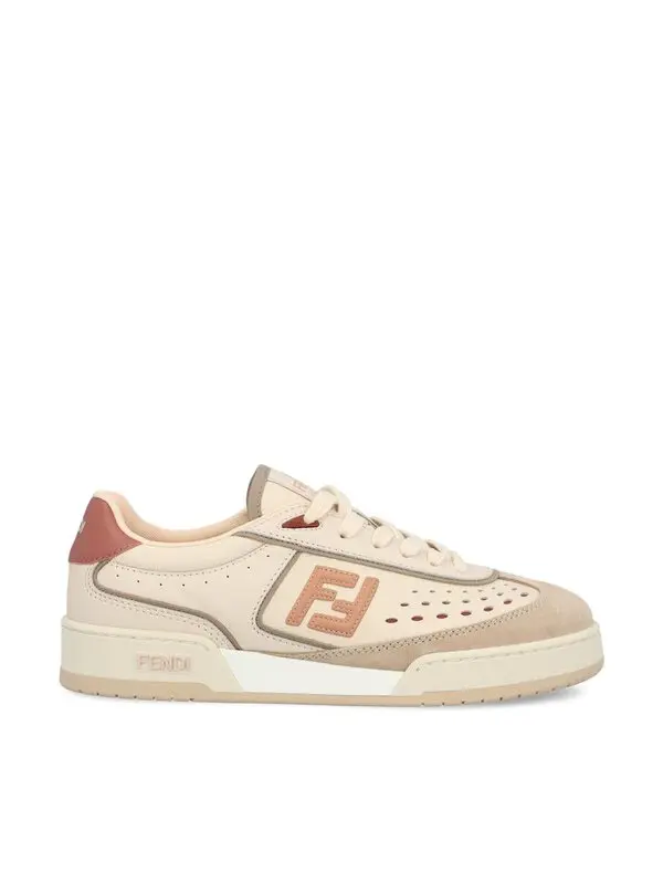 Fendi Match Sneakers - Beige