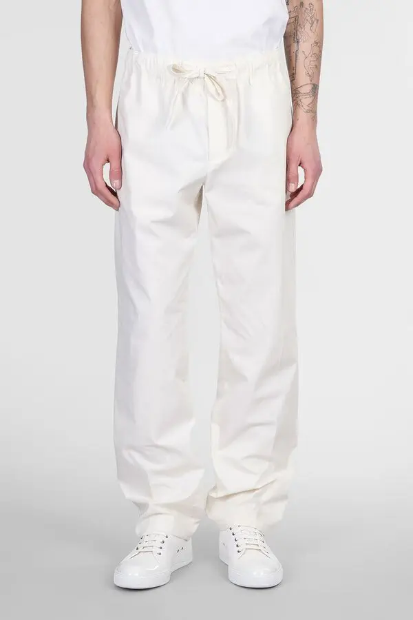 LANVIN Wide-leg Cotton Trousers