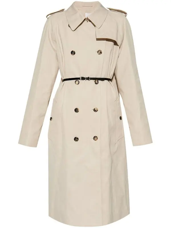 Givenchy Classic Double-breasted Trench Coat - Egg Shell