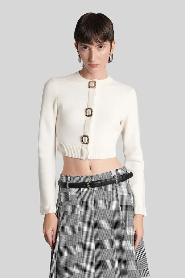 SELF-PORTRAIT Cardigan - Beige