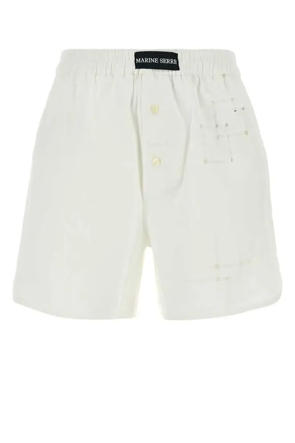 MARINE SERRE Cotton Shorts