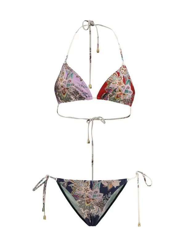 Zimmermann Rhiannon Paisley Swimsuit - Multicolour