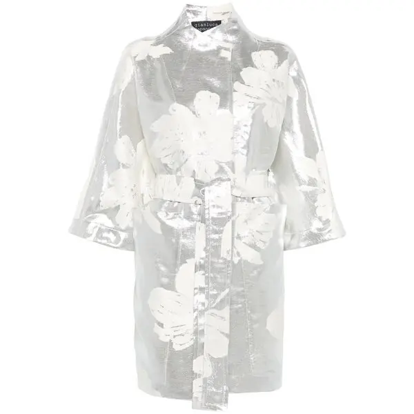 GIANLUCA CAPANNOLO Floral Print Coat - Multicolor