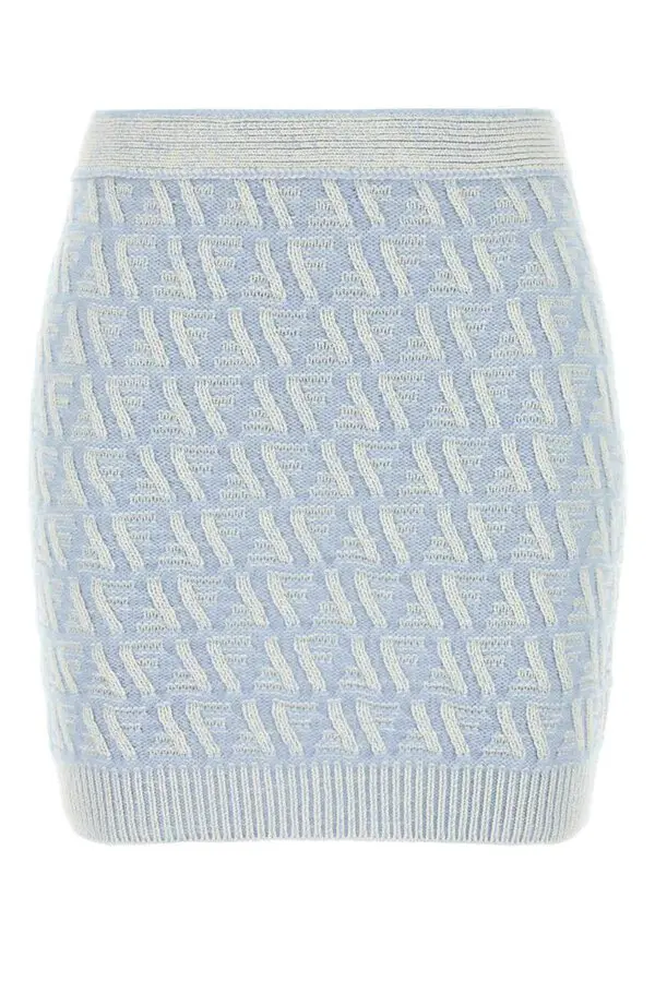Fendi Embroidered Mini Skirt - Printed