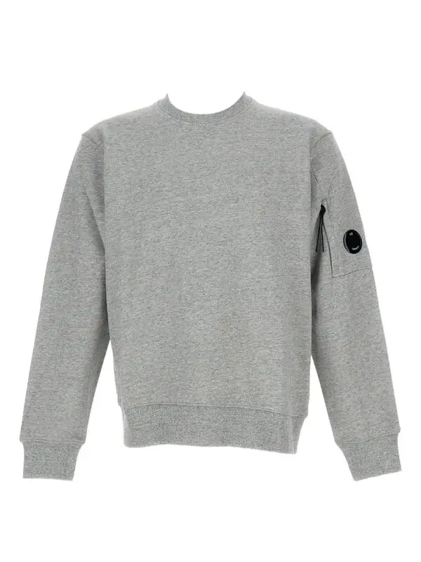 C.P. COMPANY Cotton Crewneck Sweatshirt - Grey