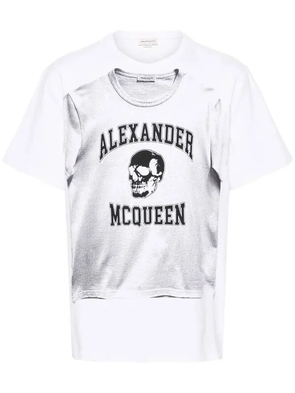 Alexander McQueen Logo Print T-shirt - Multicolor