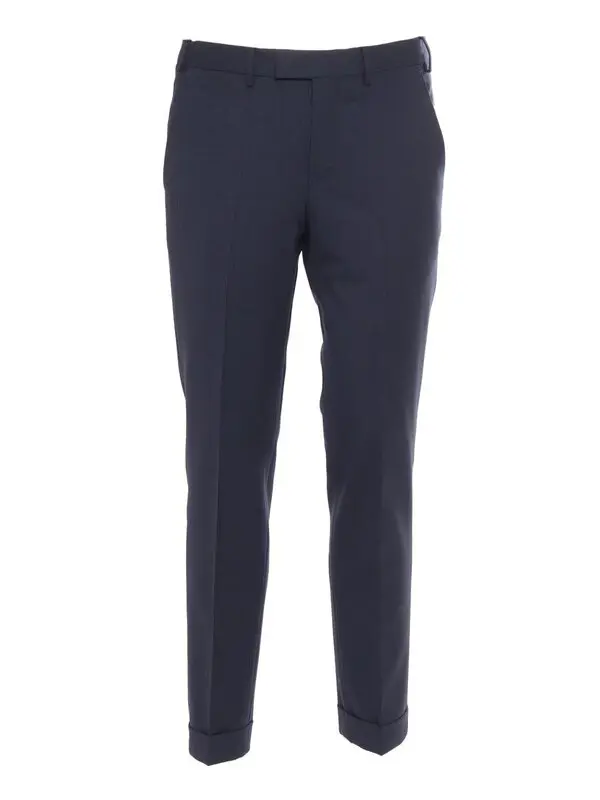 PT TORINO Flat Front Trousers - Multicolor
