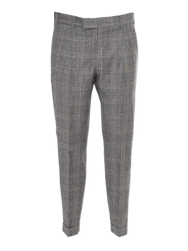 PT TORINO Rebel 1 Pleat Trousers - Gray