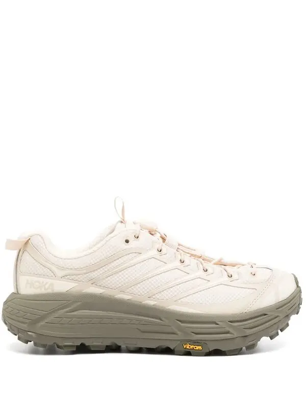 Hoka U Mafate Three2 Shoes - Oly Oat Milk / Eucalyptus