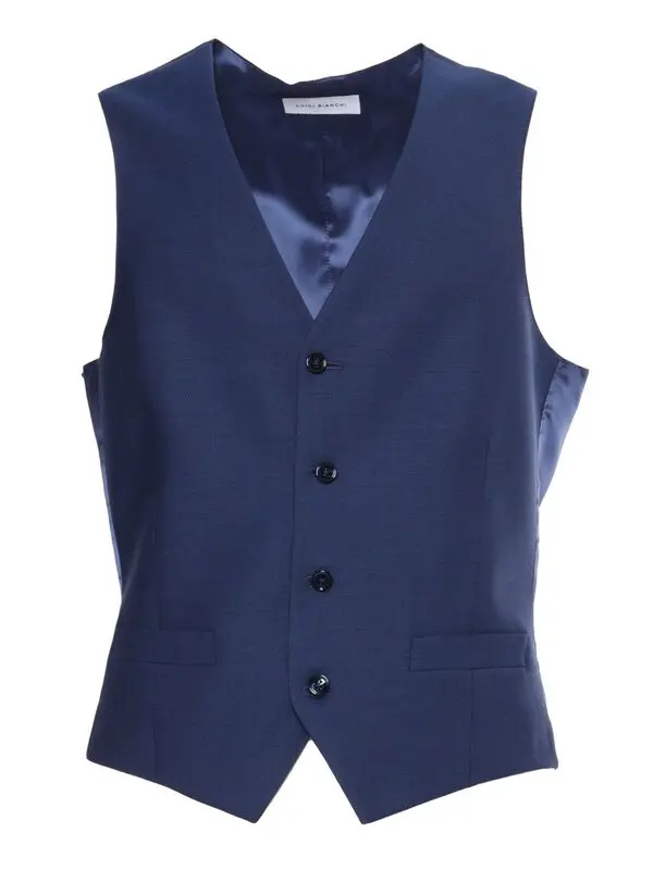 LUIGI BIANCHI Single-breasted Vest