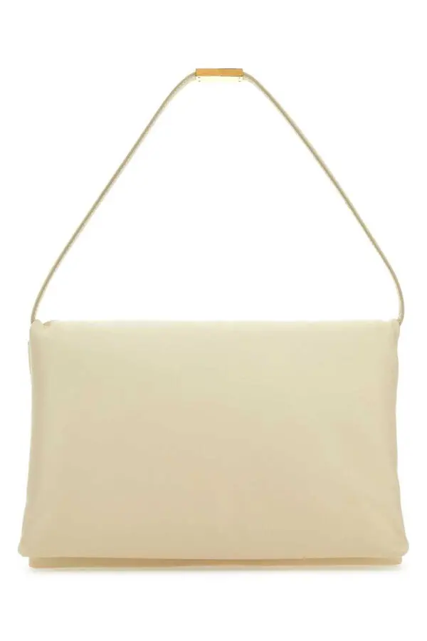 Marni Leather Shoulder Bag - White