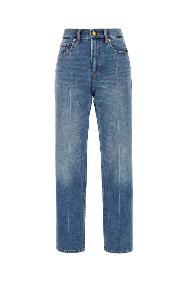 Tory Burch Slim Fit Jeans - Blue