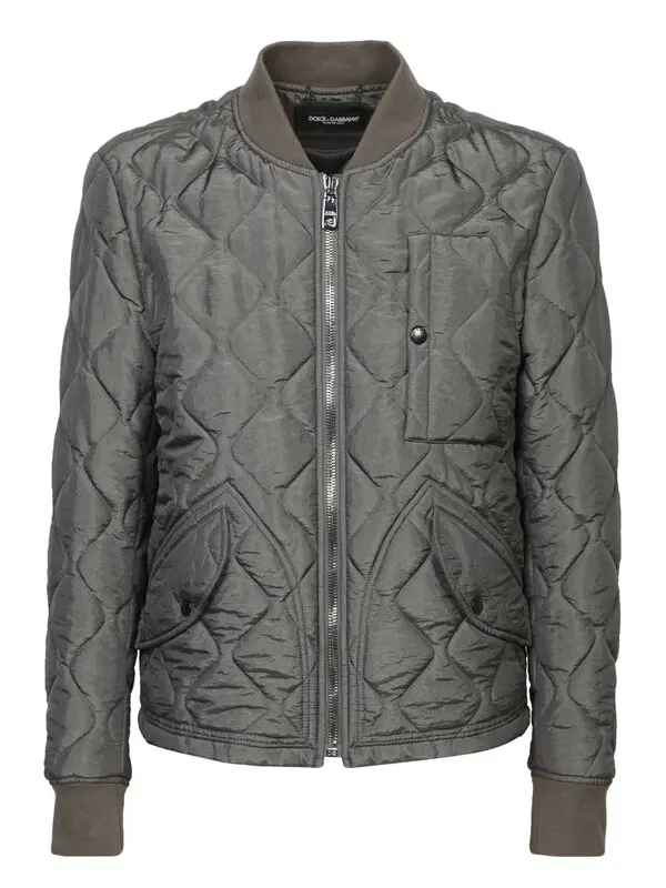 Dolce & Gabbana Quilted Bomber Jacket