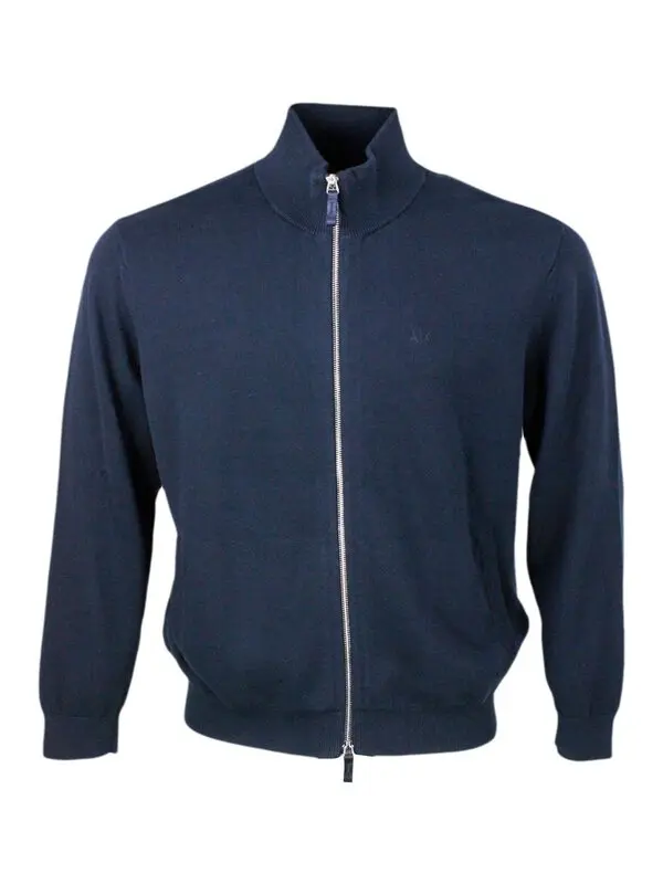 Armani Exchange Zip Up Sweater