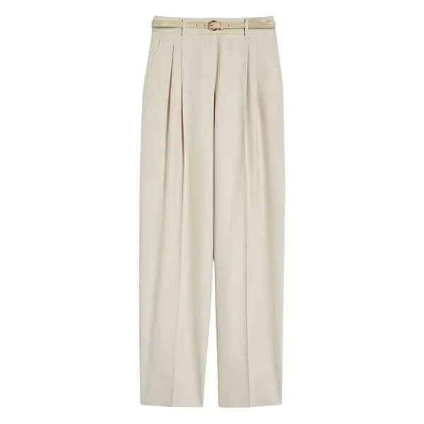 MAX MARA STUDIO Pleated Front Trousers - Multicolor