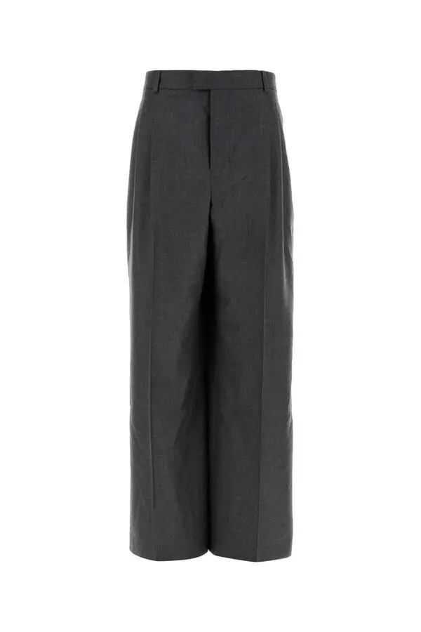 Ami Wool Trousers - Grey