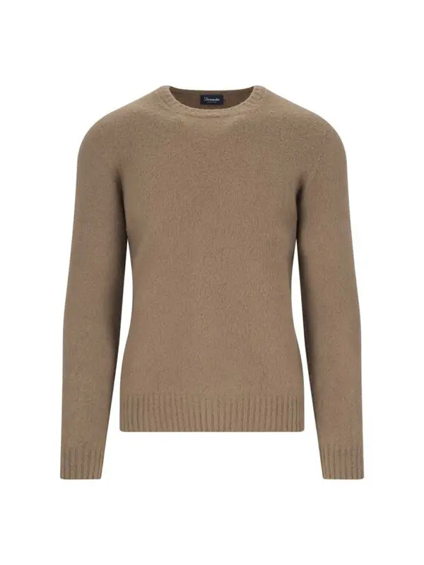 DRUMOHR Lambswool Sweater - Brown