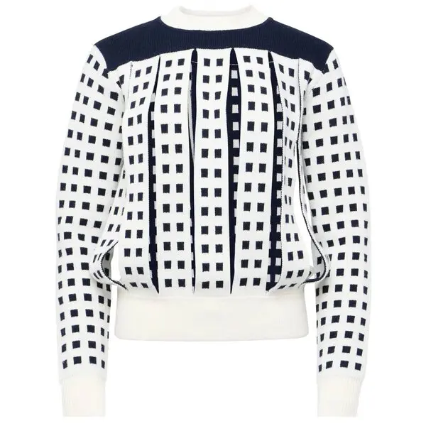 JW Anderson Geometric Pattern Crew Neck Sweater - Multicolor