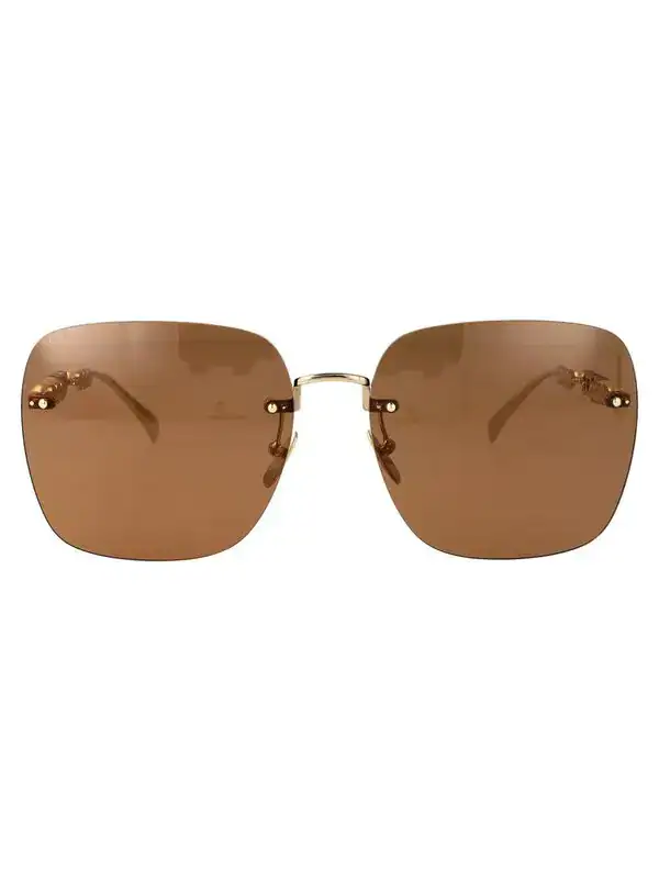 サングラス GUCCI SS25 Gucci - GG1805SA - 004 (GG1805SA 004) Gucci Gg1805sa 004 Sunglasses In Gold-Gold-Brown - 36% Off