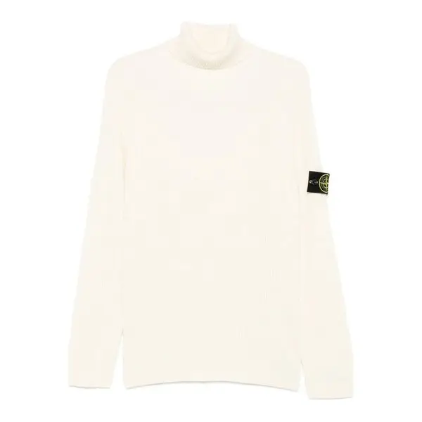 Stone Island Wool Sweater - Beige