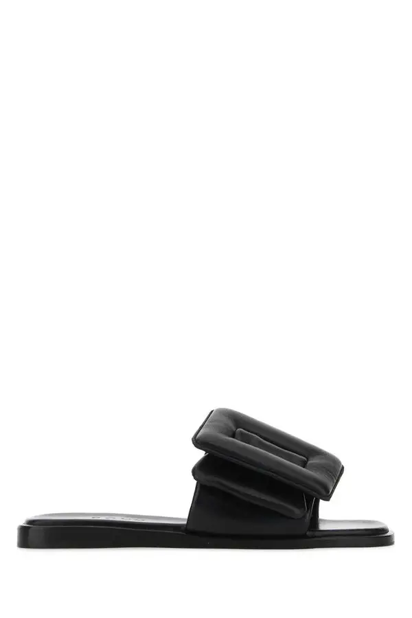 Boyy Puffy Slippers - Black
